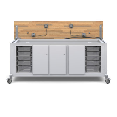 Haskell Education Explorer Maker Table With 2 Bin Modules with Bins, 1 Single and 1 Double ...